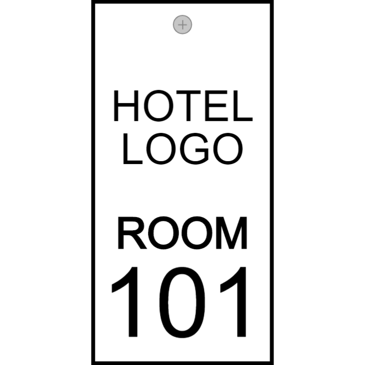 Hotel room key tags | Marktek