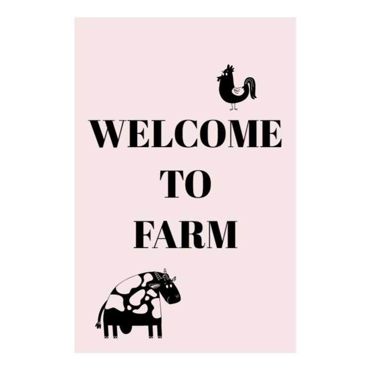 Welcome to farm sign - Aluminium composite panel | Choose, Customize ...
