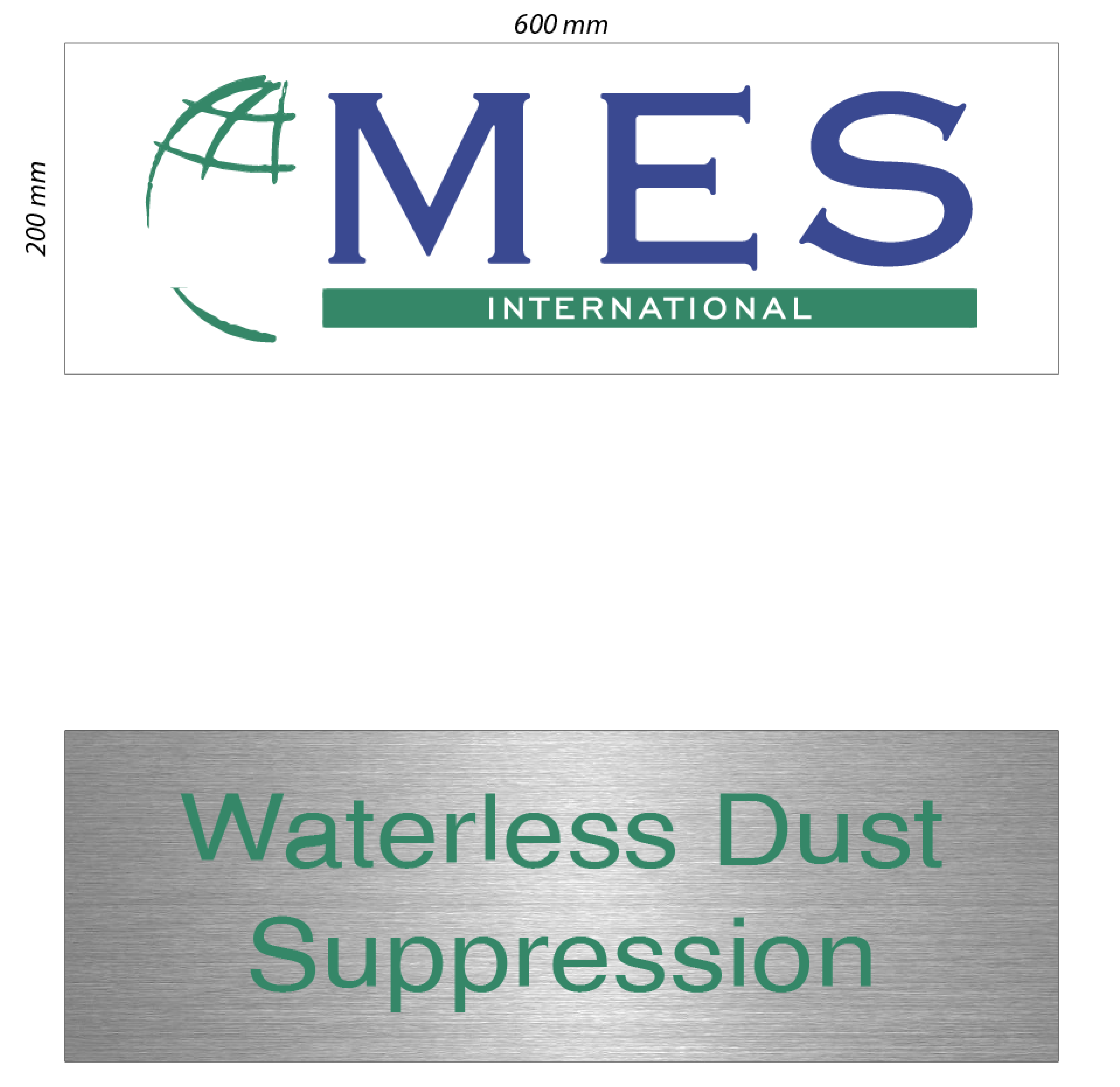 MES international - 2 stickers | Marktek